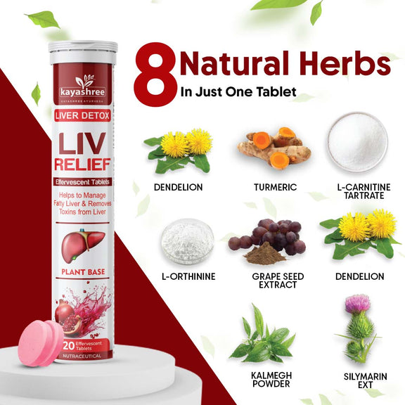 Buy Best Ayurvedic Medicine For Fatty Liver | Liv Relief | Order Now ...